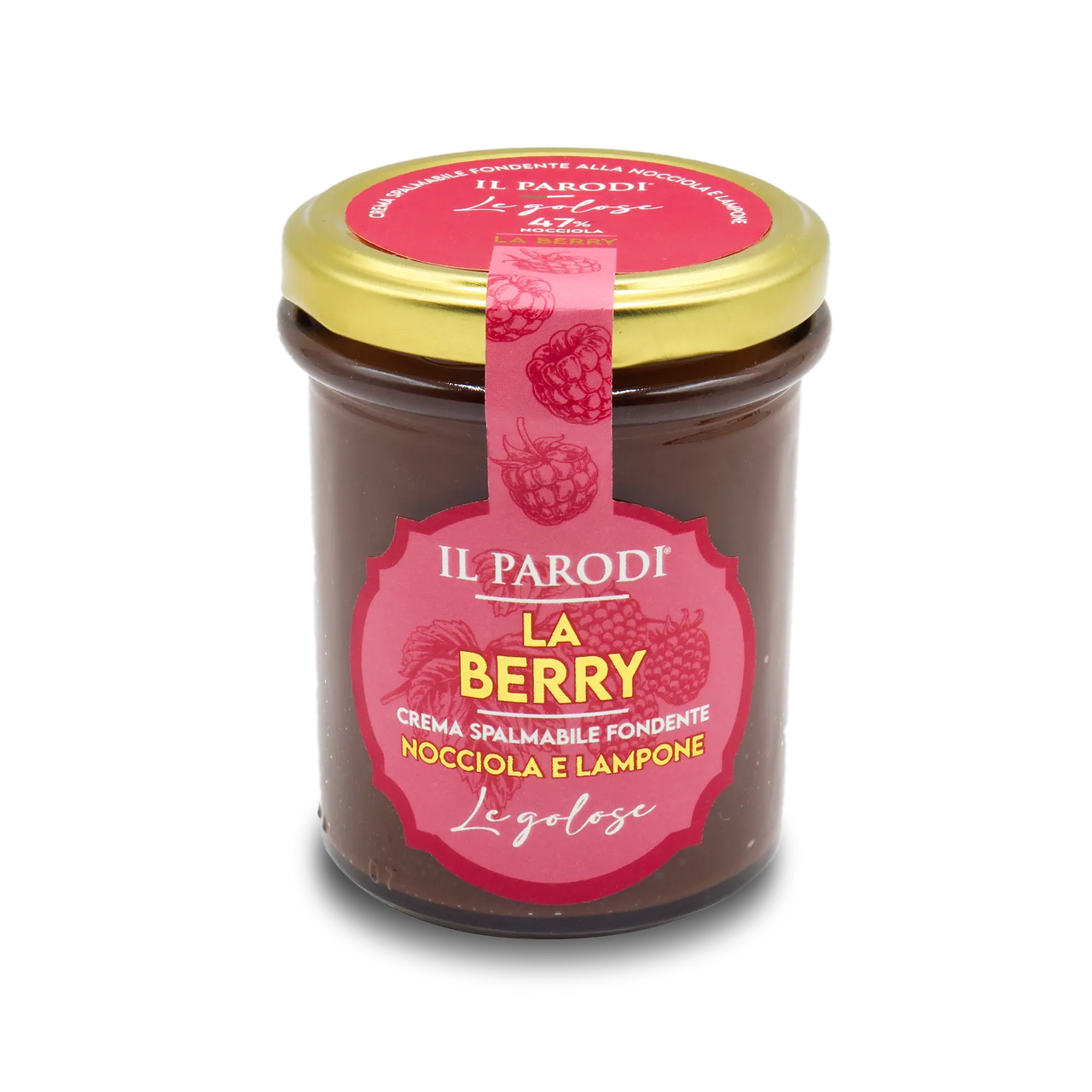 LA BERRY - crema spalmabile fondente alla nocciola e lampone – Il Parodi